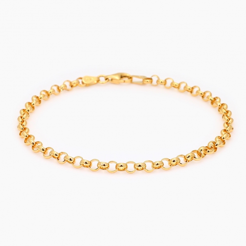 19cm Round belcher chain bracelet