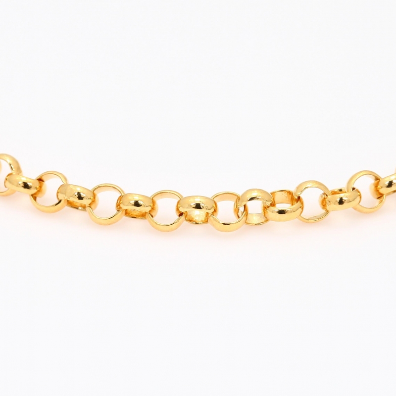 19cm Round belcher chain bracelet