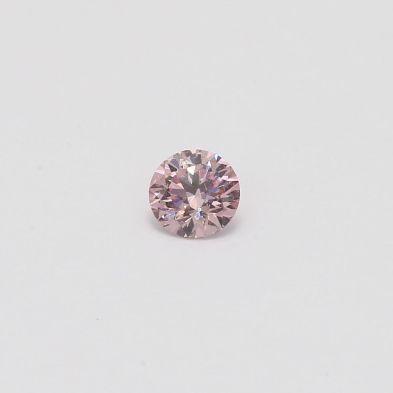 0.24 Carat round-cut 7P certified Argyle pink diamond